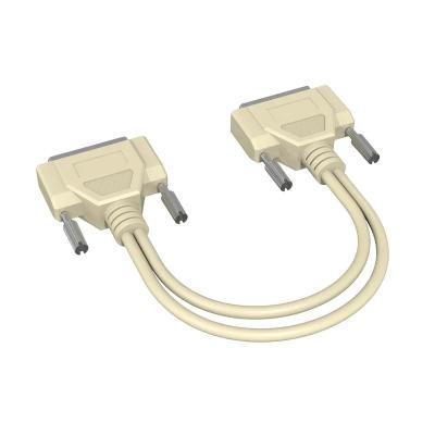 China DB9P D-Sub 15P DB25P Injection Molded Multicore Twisted Pair Shielded Wire Extension Cable DB25 TV Computer Desktop Cable for sale