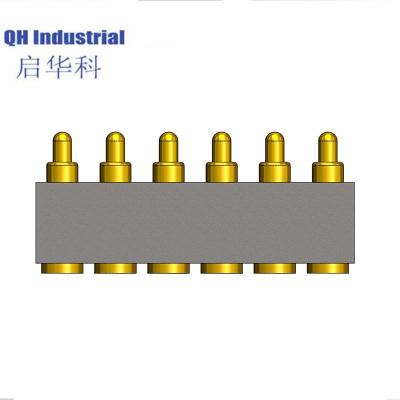 China 12Pin Colombia Smart Home Applicaton Connector Magnetic Power Connector spring loaded pin Connector For Smart Watch for sale