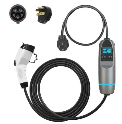 Cina Caricatore portatile materiale del PC EV dell'ABS con il tipo 1 di 0.5mΩMax 16A 32A 40A in vendita