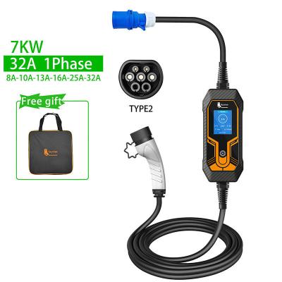 China OEM APP WIFI electric car ev charger type 2 wall box home ev charging station Te koop