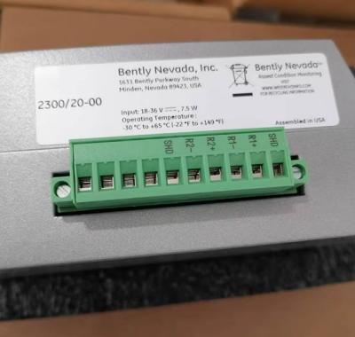 Cina Bently Nevada 2300/20-00 2300/20-CN Monitor di vibrazioni serie 2300 con uscite 4-20 mA in vendita