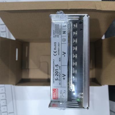 China MEAN WELL S-201-5 Flat Type Switching Power Supply 5V 40A 200W Single Output for sale