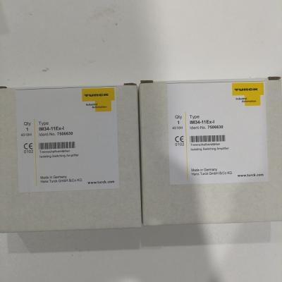 중국 Turck IM34-11EX-I 7506630 온도 측정 증폭기 입력 Pt100 Ni100 저항용 4…20 mA 판매용
