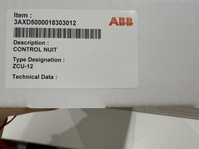 Cina ABB ZCU-12 3AXD5000018303012 Hardware Unità di Controllo per Inverter Serie ACS880 in vendita