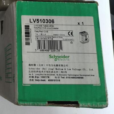 China Schneider Electric LV510306 CVS100B TM80D Circuit Breaker Three Pole IEC GB Standards for sale