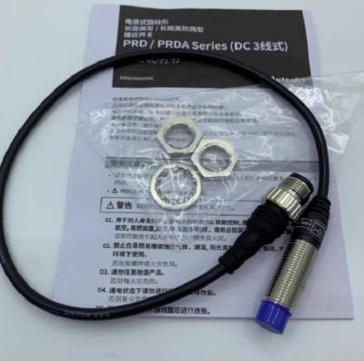 China Autonics PRDW12-8DP Proximity Switch Diffuse Reflection Photoelectric Sensor With Cylindrical Metal Housing for sale
