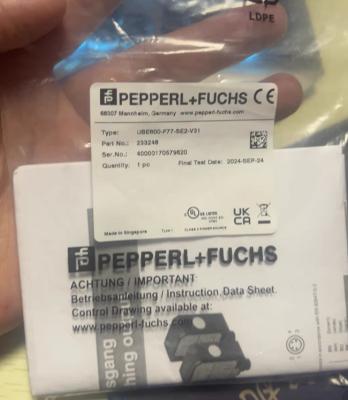 Cina Parti Pepperl+Fuchs UBE800-F77-SE2-V31 233248 20-30VDC Barriera Ultrasonica a Fascio Passante in Miniatura in vendita