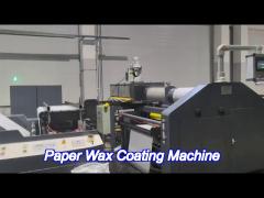 Low Noise Paper Wax Coating Machine Energy Efficient Paper Cup Coating Machine