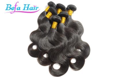 Cina I capelli cambogiani di Wave del corpo impacchettano le estensioni dei capelli rosso di vino/di Brown scuro in vendita