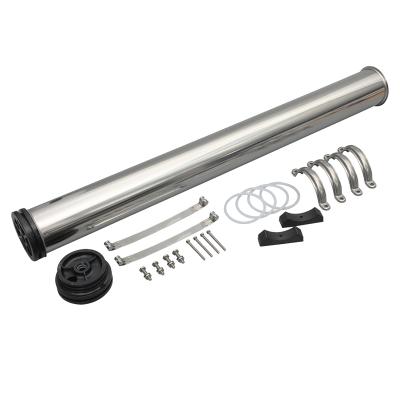 China Stainless Steel Ro Membrane House 4040 Seam Stainless Steel Ro Membrane Housing Membrane Stainless Steel Housing for sale