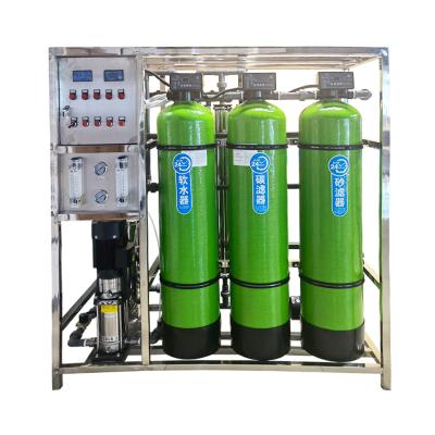 China 500/1000/1500/2000 LPH RO Reverse Osmosis Water Filter System Purification Systems Water Treatment Machinery for sale
