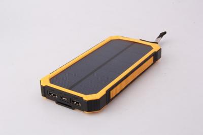 China Hete Verkopende Dubbele van de de Goede Kwaliteits10000mah Zonnemacht van USB de Banklader met 6 LEIDENE Lichten Te koop