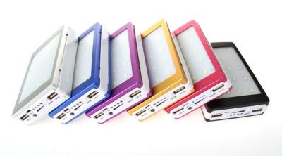 China Hete Verkopende Dubbele van de de Goede Kwaliteits10,000mah Draagbare Zonnemacht van USB de Banklader met 20 LEIDENE Lichten Te koop