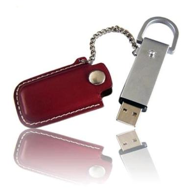 Китай Привод 128GB вспышки USB USB 2,0 красного цвета Eco содружественные высокоскоростные кожаный продается
