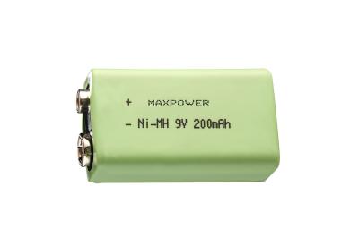 중국 9V 250mAh NIMH 재충전 전지 물집 포장 세륨 UL 판매용