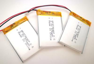 China Batería recargable 3,7 V 353040 370mah del polímero de la ión de litio del dispositivo eléctrico con la UL de los CB del kc en venta