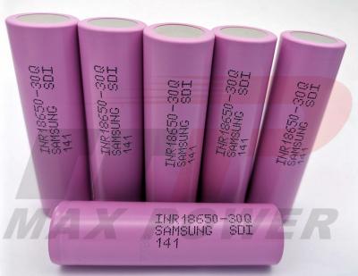 中国 15A INR18650 30Q 3.7V 3000mAh KCのCB ULが付いている動力工具のための元のSAMのブランドのリチウム イオン充電電池 販売のため