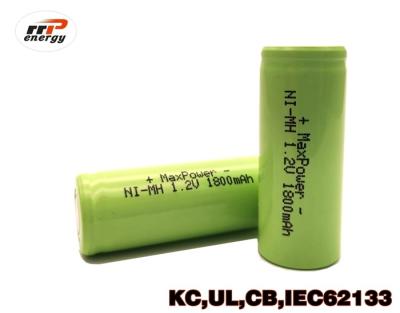 China Dauerhafte NIMH-Akkus 4/5A1800mAh 1.2V mit UL-CER kc Bescheinigung zu verkaufen