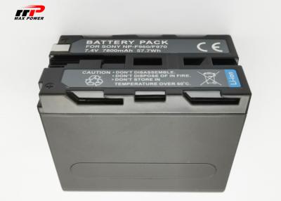 중국 NP F970 NP-F960 디지털 방식으로 영상 6600mAh 재충전용 Li 이온 건전지 팩 판매용