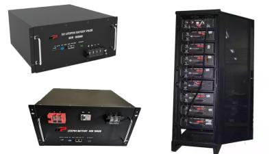 Κίνα ιονική μπαταρία λίθιου 5U 48V 5120wh επαναφορτιζόμενη 100AH LiFePo4 προς πώληση