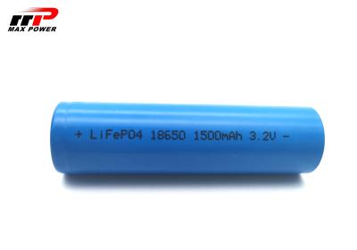 Китай 18650 батарея цикла LiFePO4 1500mAh 3.2V глубокая для запасного освещения продается