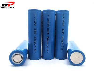 Китай 18650 батарея цикла LiFePO4 1500mAh 3.2V глубокая для запасного освещения продается