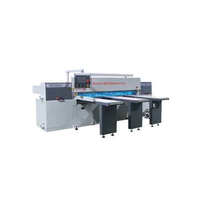 China ISO9001 21kw Horizontal Automatic Beam Saw For Wood Cutting for sale