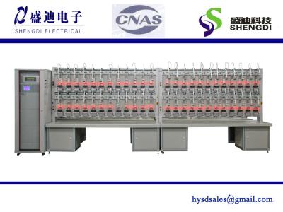 China Posiciones del banco de pruebas 48 del metro de la energía la monofásico de HS-6103F 2-Circuit, corriente de Max.120A, 0,05% clases de la exactitud en venta