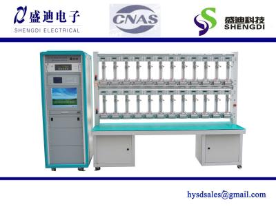China El banco de pruebas estático monofásico 24 del metro HS-6103 coloca el tipo metro por completo automatizado 120A de Fisson del control IEC62053 en venta