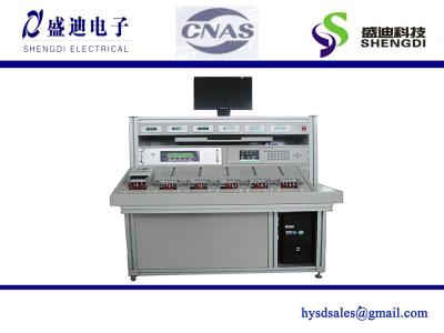 China El banco de prueba monofásico del metro de la energía de HS6103C 6 coloca fuente de potencia de salida actual de 220V 50Hz 0~120A en venta