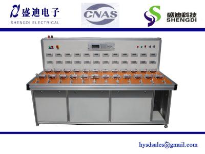 China 24 dispositivos de la prueba del metro del vatio-hora la monofásico de los metros, 0,05% clases de la exactitud, Max.120A, tipo de la integración, metro estático mecánico en venta