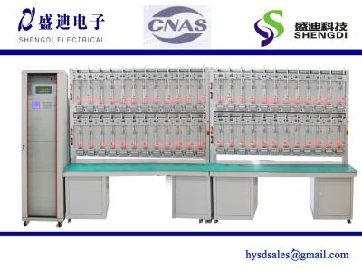 China Banco de pruebas monofásico del metro de la energía de HS-6103F, 24 posiciones, RS232 comunicación, 0~100A en venta