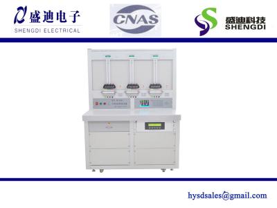China Banco de pruebas estático trifásico del metro del vatio-hora, 45Hz~65Hz, Max.120A, IEC60736, 3 posiciones en venta