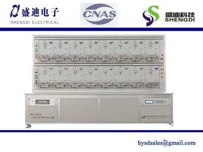 China Banco de pruebas estático multifuncional trifásico del metro del vatio-hora, 0,05% exactitudes Max.120A, posiciones IEC60736 16 en venta