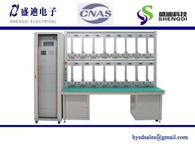 China Banco de pruebas trifásico del metro de la energía eléctrica, 45Hz~65Hz, Max.120A, posiciones IEC60736 16 en venta