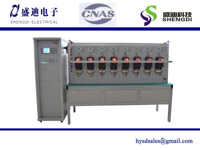 China Corriente de salida trifásica del banco de pruebas del metro de la energía de 10 posiciones del metro: voltaje de 4* 0-120A: Hasta 300V en venta