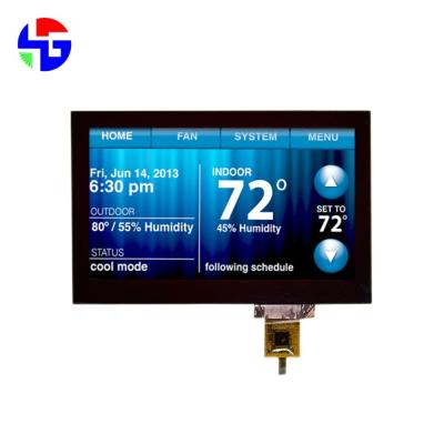 China Ángulo de visión completo 850cd/m2 de la interfaz de la pantalla 800x480 LVDS de TFT LCD de 5 pulgadas en venta