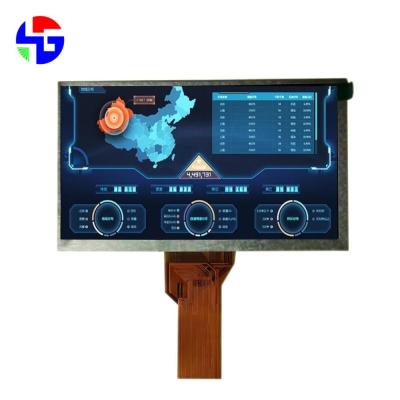 Cina Luminanza a 7 pollici dell'interfaccia 500cd/M2 di TFT LCD RGB dell'automobile di risoluzione 800x480 in vendita