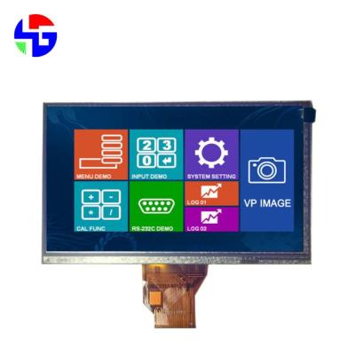 Cina Interfaccia RGB Display TFT da 7,0 pollici TN 6 0'Clock Ultra Wide View 800x480 280cd/m2 in vendita