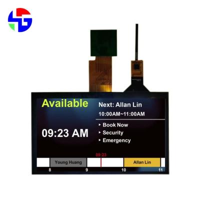 Cina TFT LCD a 7 pollici visualizza l'interfaccia 40PIN 300cd/M2 1024x600 IPS di LVDS in vendita