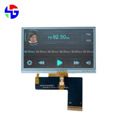 China Visor LCD de 4,3 polegadas 480 x 272 TFT TN6 horas Perspectiva ultra ampla à venda