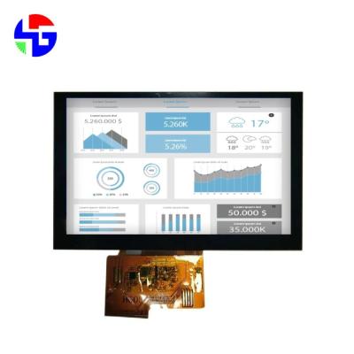 Cina Interfaccia LCD a 5,0 pollici di RGB dello schermo, TFT, TN, vista Ultra di ampiezza, 800 x 480 in vendita