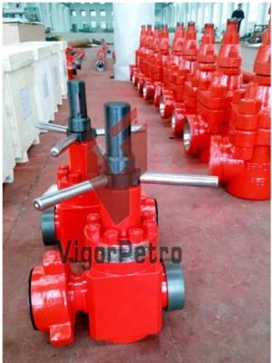 China 4" x 5k Gate valve with hammer union ends one end male and one end female for sale