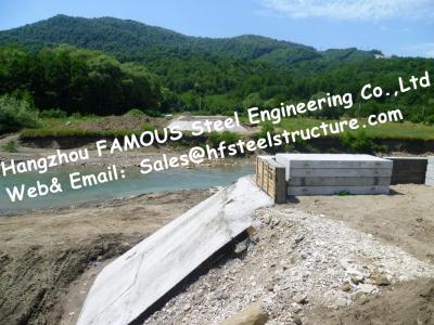 Κίνα Χάλυβα Fabricator προκατασκευασμένη ανεφοδιασμός γέφυρα της Bailey χάλυβα δομική του ενισχυμένου χάλυβα Q345 προς πώληση