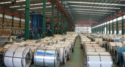 Κίνα ASTM 755 καυτή γαλβανισμένη σπείρα χάλυβα για το ζαρωμένο φύλλο χάλυβα προς πώληση
