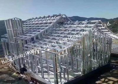 China Chalet constructivo Pre-dirigido acero ligero superficial galvanizado para la residencia en venta