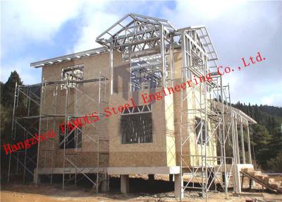 China Chalet constructivo Pre-dirigido acero ligero superficial galvanizado para la residencia en venta