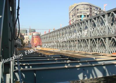 China El estilo moderno prefabricó el tratamiento superficial galvanizado de acero modular del puente de Bailey en venta