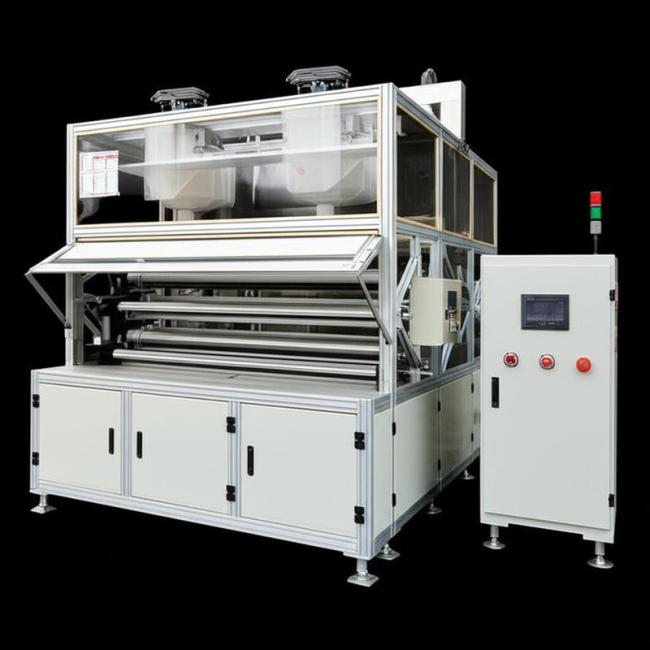 Semi-automatic folding machine control panel