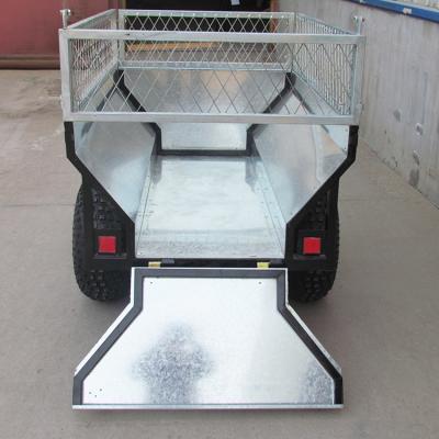 Cina ATV Trailer Australia Galvanized Farm Tipper Trailers Atv Timber Trailer Atv Customized Folding Utility Wooden Trailer in vendita